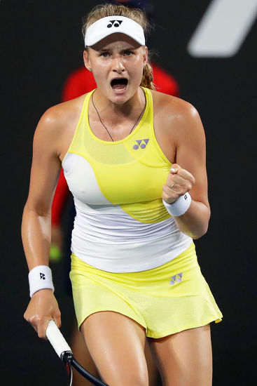 Dayana Yastremska Ukraine Reacts During Her Editorial Stock Photo ...