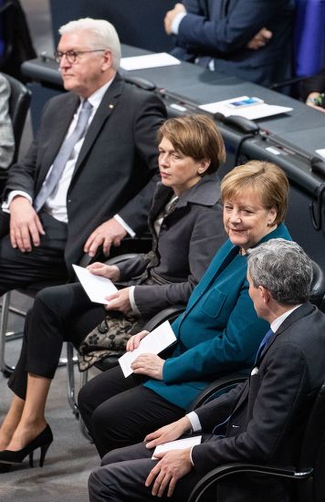 Lr German President Frankwalter Steinmeier His Editorial Stock Photo ...