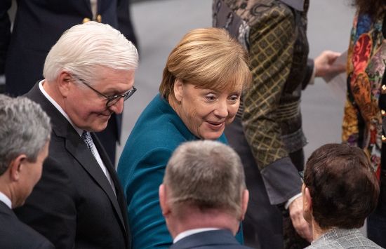 German President Frankwalter Steinmeier 2l German Editorial Stock Photo ...