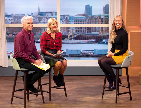Phillip Schofield Holly Willoughby Louise Gates Editorial Stock Photo ...