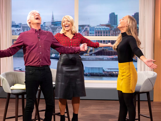 Phillip Schofield Holly Willoughby Louise Gates Editorial Stock Photo ...