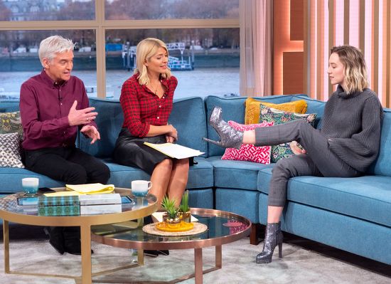 Phillip Schofield Holly Willoughby Saoirse Ronan Editorial Stock Photo ...