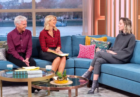 Phillip Schofield Holly Willoughby Saoirse Ronan Editorial Stock Photo ...