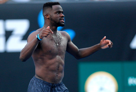 Francis Tiafoe Usa Celebrates On Match Editorial Stock Photo - Stock ...