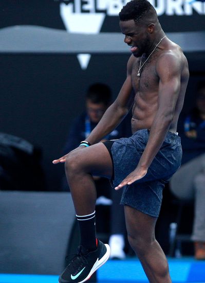 Francis Tiafoe Usa Celebrates On Match Editorial Stock Photo - Stock ...
