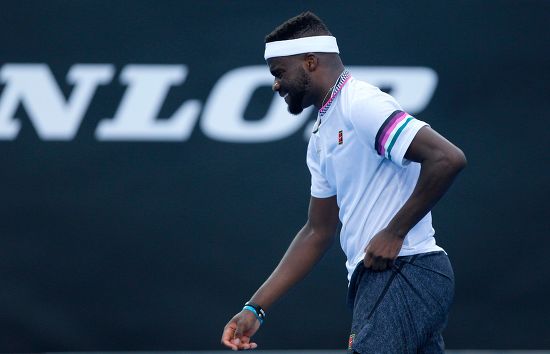 Francis Tiafoe Usa Celebrates On Match Editorial Stock Photo - Stock ...