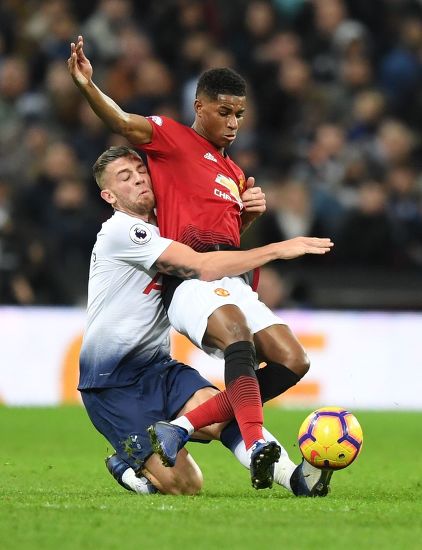 Toby Alderweireld Tottenham Marcus Rashford Man Editorial Stock Photo ...