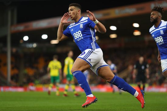 Che Adams Birmingham City Celebrates After Editorial Stock Photo ...
