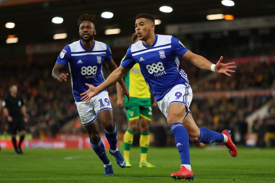 Che Adams Birmingham City Celebrates After Editorial Stock Photo ...