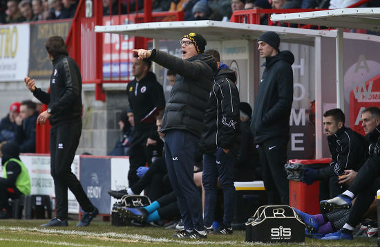 Port Vale Manager Neil Aspin Gestures Editorial Stock Photo - Stock ...