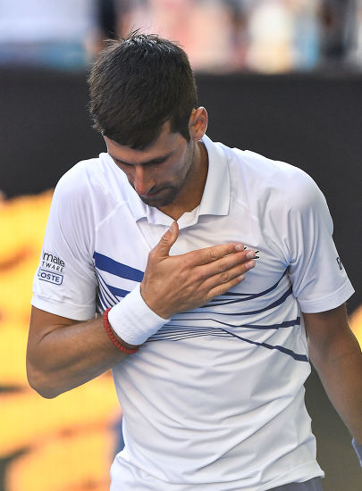 Novak Djokovic Celebrating Victory After His Editorial Stock Photo ...