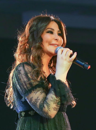 Lebanese Singer Elissa Performs Cairo Egypt Editorial Stock Photo ...