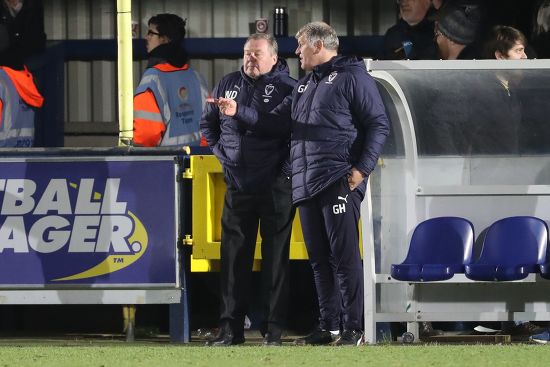 Afc Wimbledon Manager Wally Downes Afc Editorial Stock Photo - Stock ...