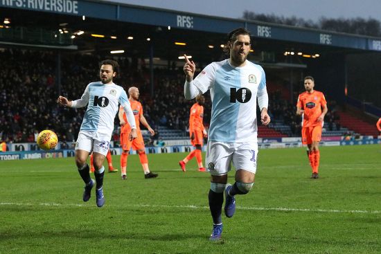 Blackburn Rovers Danny Graham Scores Spot Editorial Stock Photo - Stock ...