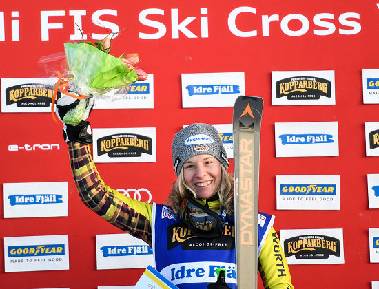 Heidi Zacher Gestures Podium After Winning Editorial Stock Photo ...