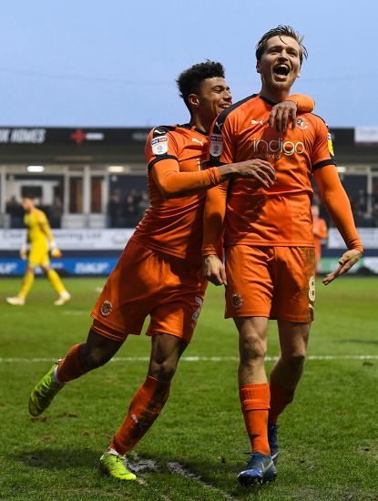 Luke Berry Luton Town Celebrates After Editorial Stock Photo - Stock ...