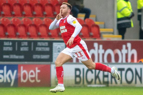Goal Rotherham United Midfielder Jon Taylor Editorial Stock Photo ...