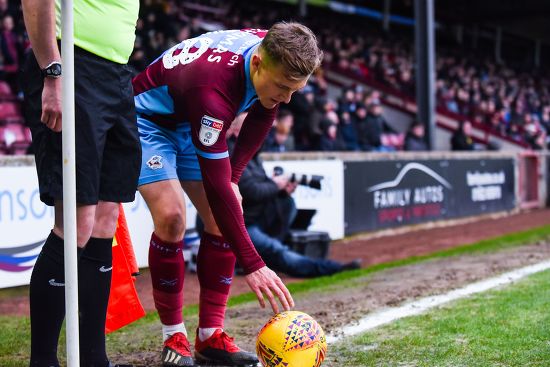 George Thomas Scunthorpe United 18 Puts Editorial Stock Photo - Stock ...
