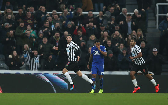 Fabian Schar Newcastle United Celebrates After Editorial Stock Photo ...