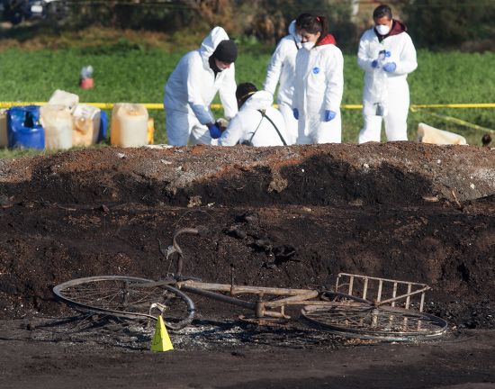 Forensic Experts Examine Area After Explosion Editorial Stock Photo ...