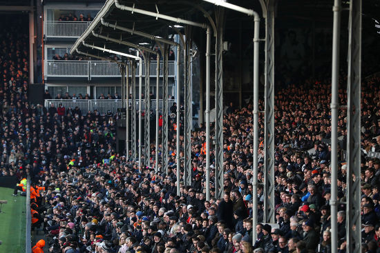 Crowd Craven Cottage Stevenage Road Stand Editorial Stock Photo - Stock ...