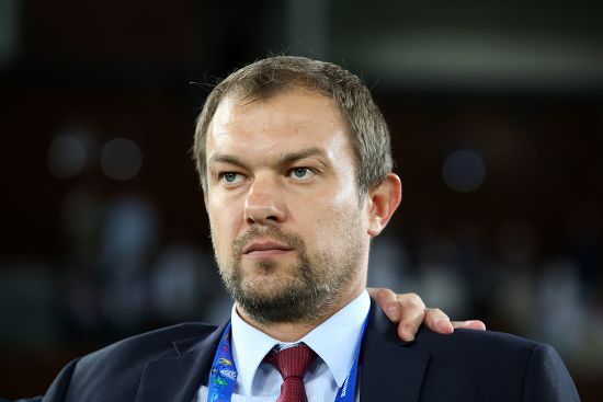 Head Coach Alexander Krestinin Reacts During Editorial Stock Photo ...