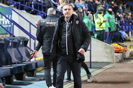 Bolton Wanderers Manager Phil Parkinson During Editorial Stock Photo ...