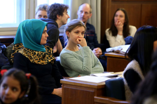 British Citizen Florence Ford C Listens Editorial Stock Photo - Stock ...