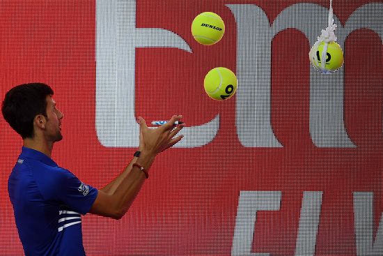 Novak Djokovic Serbia Signs Autographs After Editorial Stock Photo ...