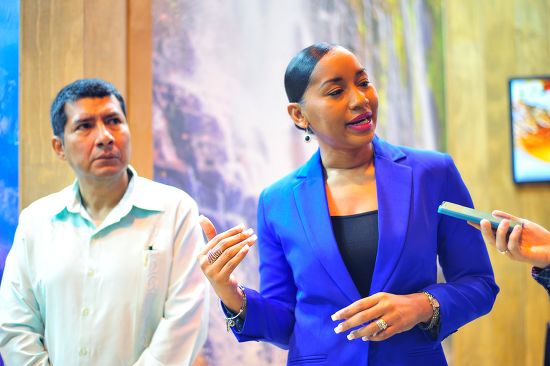 Nicaraguas Minister Tourism Anasha Campbell R Editorial Stock Photo ...