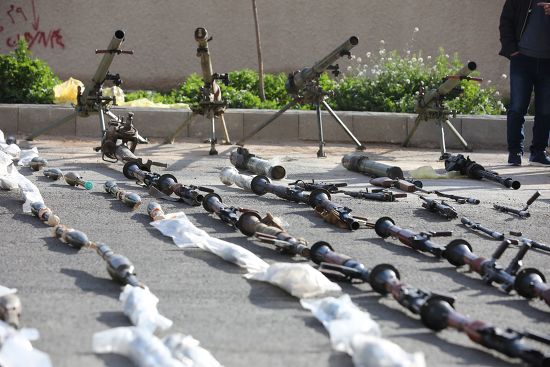 Weapons Seized By Competent Authorities On Editorial Stock Photo ...