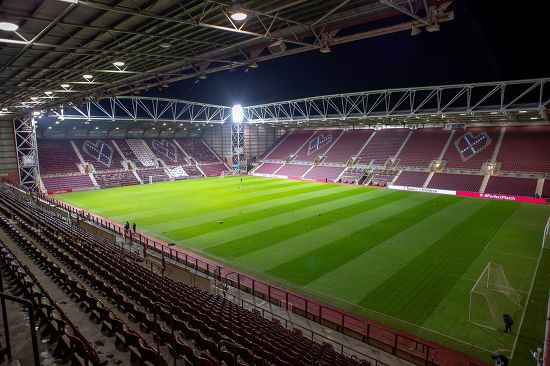 General View Inside Tynecastle Stadium Edinburgh Editorial Stock Photo ...