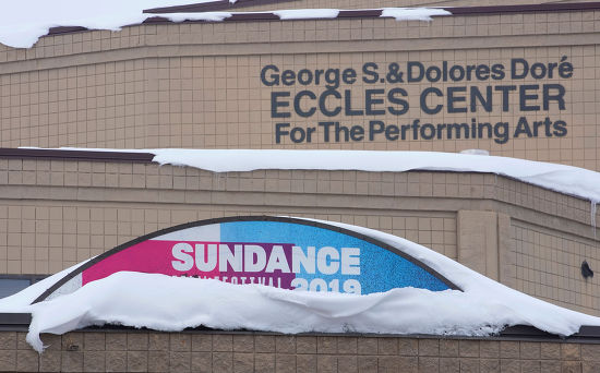 Snow Covered Sign Sits Atop Eccles Editorial Stock Photo - Stock Image ...