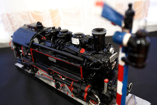 Scale Model Steam Engine On Display Editorial Stock Photo - Stock Image ...