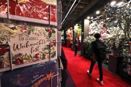 Products On Display During Christmasworld International Editorial Stock ...