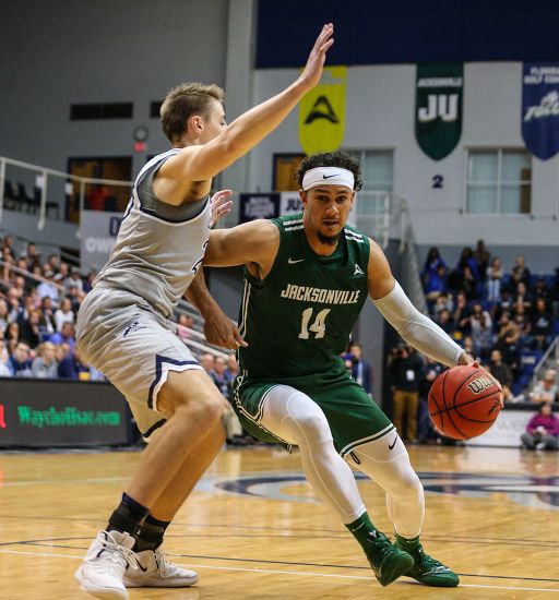 Jacksonville Dolphins Forward Jace Hogan 14 Editorial Stock Photo ...