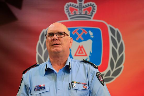 Bruce Byatt Deputy Chief Officer Tasmanian Editorial Stock Photo ...