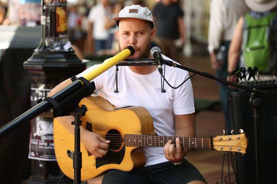 Rhys Crimmin Performs On Peel Street Editorial Stock Photo - Stock ...