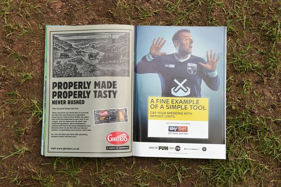 Ginsters Anb Sky Bet Advert Match Editorial Stock Photo - Stock Image ...