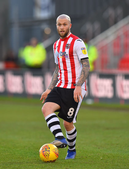 Nicky Law 8 Exeter City During Editorial Stock Photo - Stock Image ...