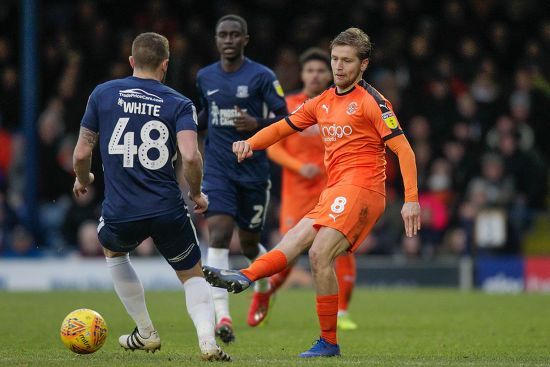 Luton Town Midfielder Luke Berry 8 Editorial Stock Photo - Stock Image ...