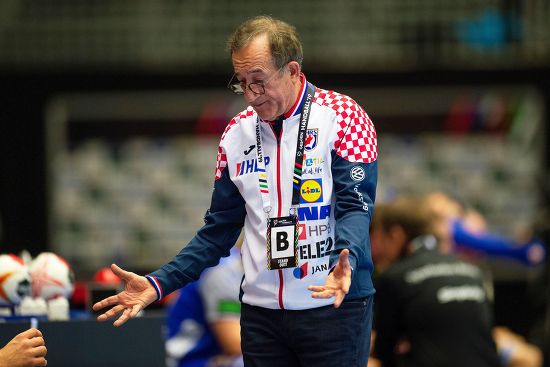 Croatias Coach Lino Cervar Reacts During Editorial Stock Photo - Stock ...