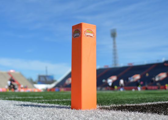 Goal Post End Zone During Reeses Editorial Stock Photo - Stock Image ...