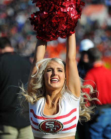 San Francisco 49ers Gold Rush Cheerleader Editorial Stock Photo - Stock ...