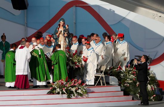 Pope Francis L Officiates Closing Mass Editorial Stock Photo - Stock ...
