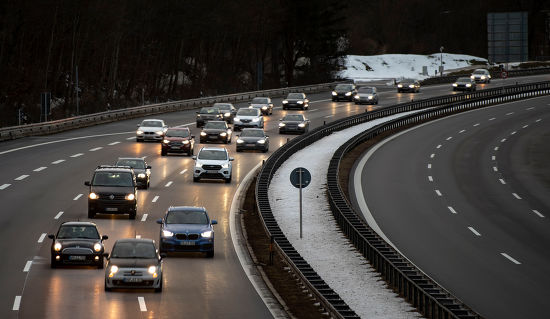 Traffic On German Motorway A95 Near Editorial Stock Photo - Stock Image ...