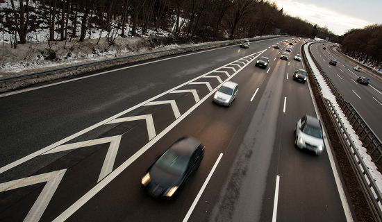 Traffic On German Motorway A95 Near Editorial Stock Photo - Stock Image ...