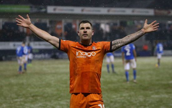 James Collins Luton Town Celebrates After Editorial Stock Photo - Stock ...