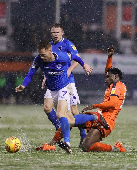 Kazenga Lualua Luton Town Battles Tom Editorial Stock Photo - Stock ...