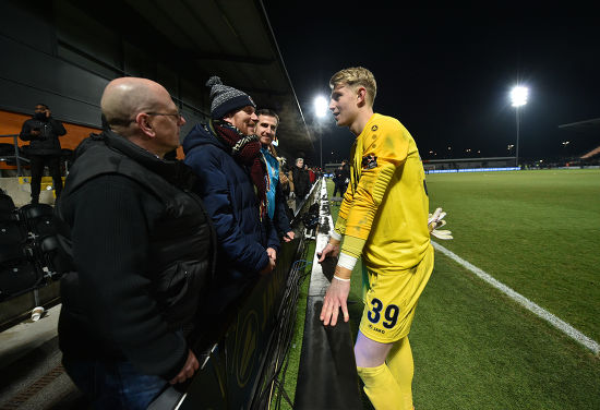 Barnet Goalkeeper Will Huffer Talks Fans Editorial Stock Photo - Stock ...